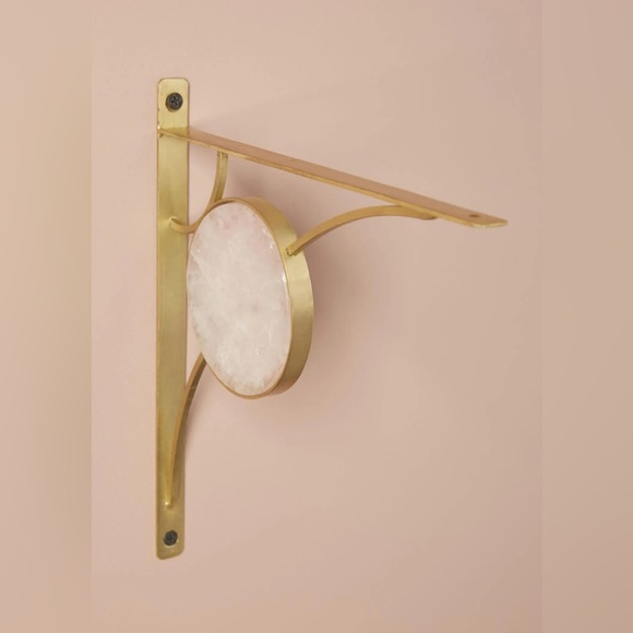 Anthropologie | Wall Decor | Anthropologie Rose Quartz Shelf Bracket ...